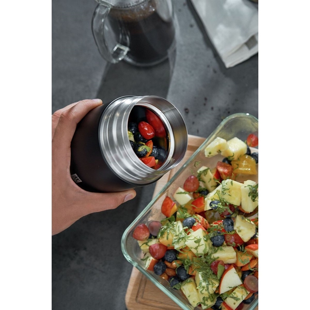 Pote Térmico para Alimentos 700 ml Preto Fosco Zwilling Thermo