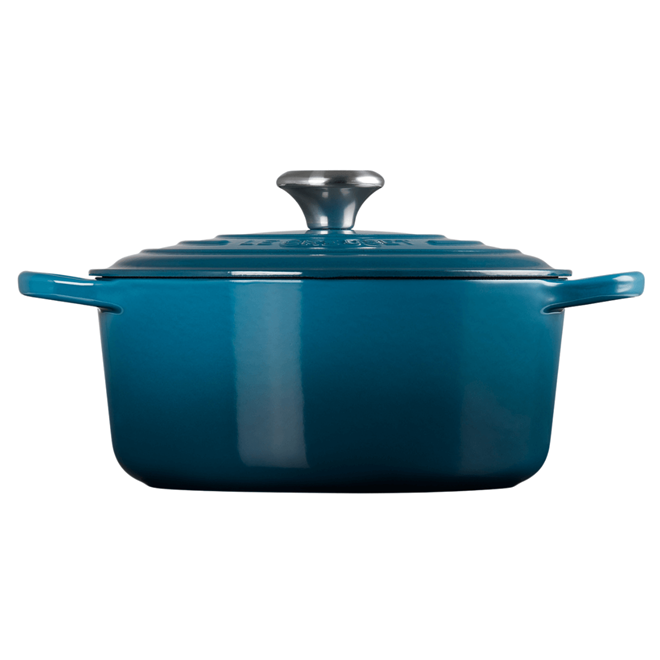 Panela Redonda Signature 24 cm Deep Teal Le Creuset