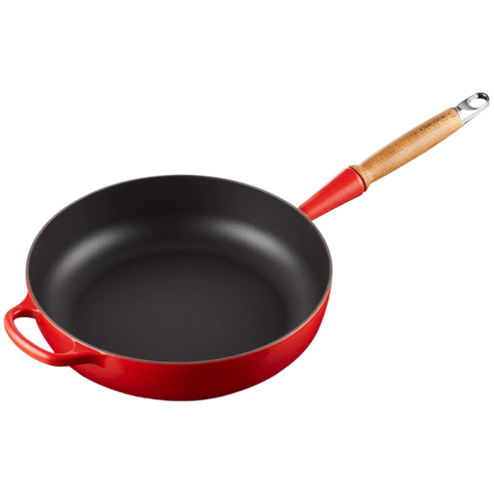 Frigideira Saute Signature Cabo de Madeira 28 cm Vermelho Le Creuset
