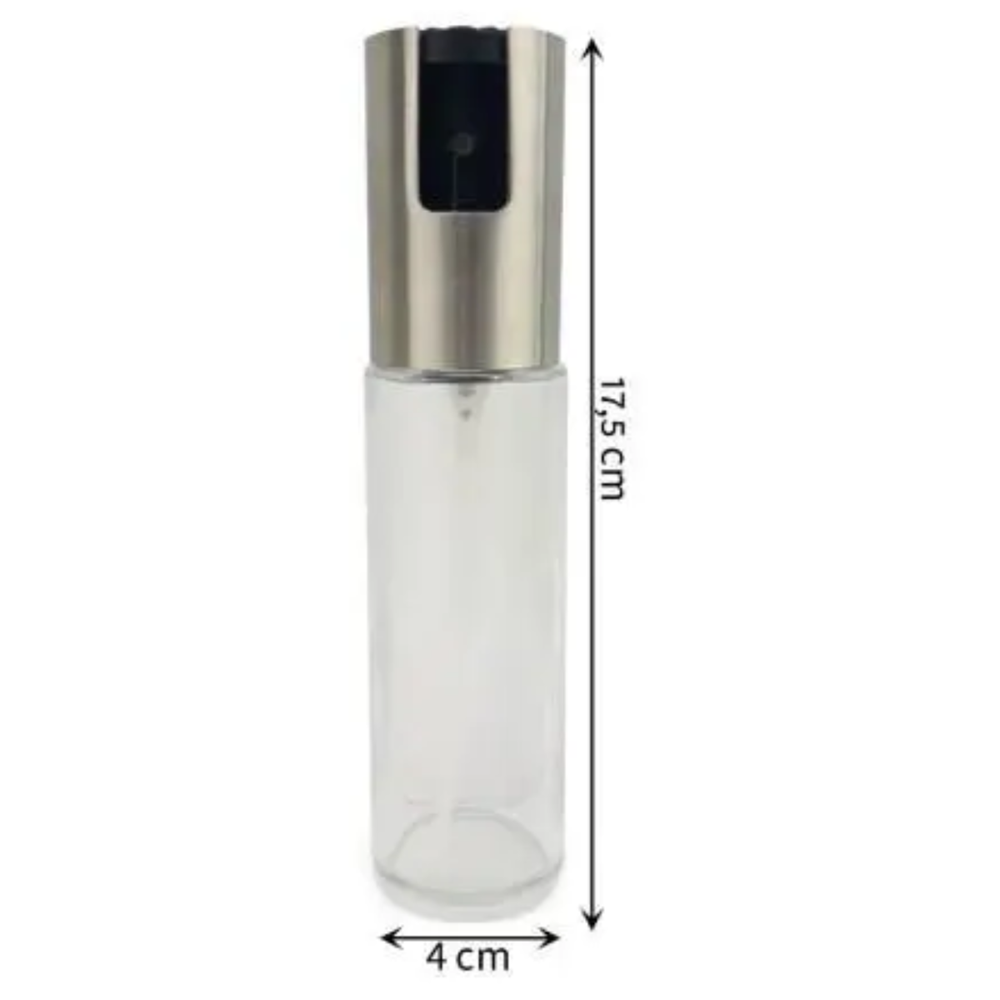 Spray Azeite e Vinagre em Vidro e Aço Inox 100 ml Mimo Style