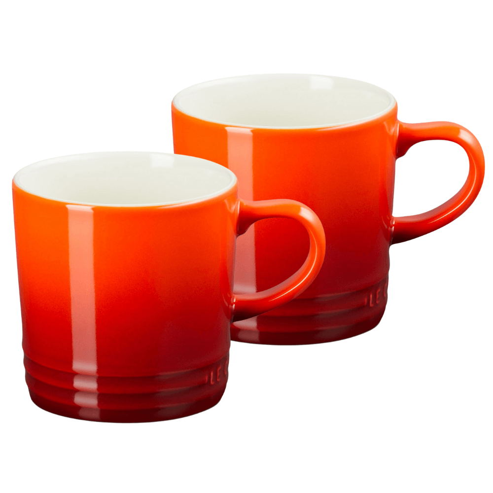 Jogo 2 Canecas de Chá de Cerâmica 350 ml Cayenne Le Creuset