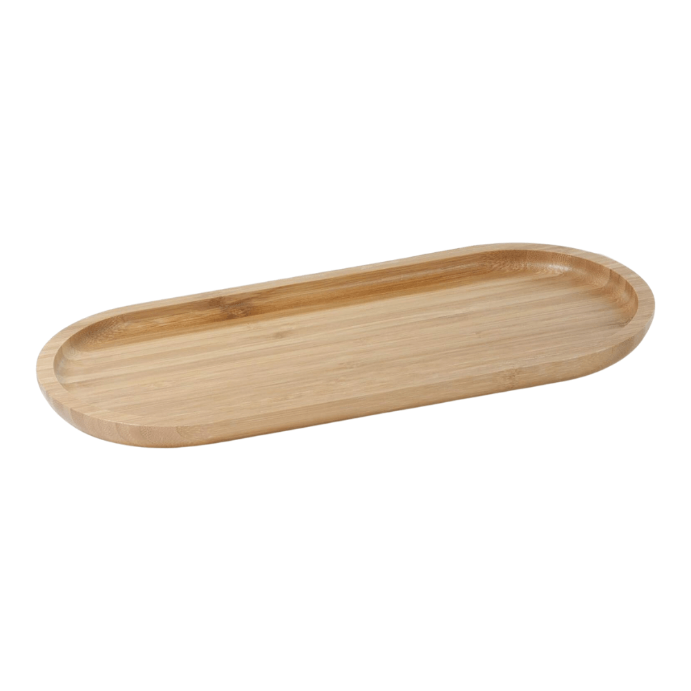 Bandeja Oval para Servir em Bambu 44 cm Ecokitchen Mimo Style