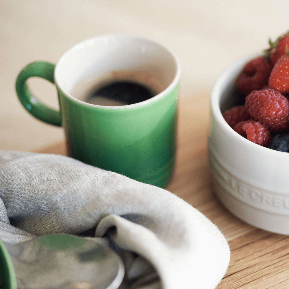 Jogo 4 Canecas Espresso Cerâmica 100 ml Bamboo Le Creuset