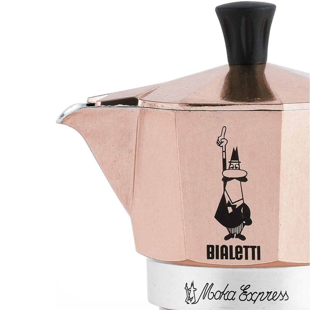 Cafeteira Moka Express 6 Xícaras Rose Gold Bialetti | Loja Cheff